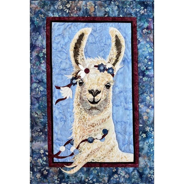 Llama Quilt Pattern - Etsy