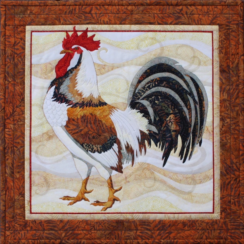 Rooster Quilt Pattern - Etsy