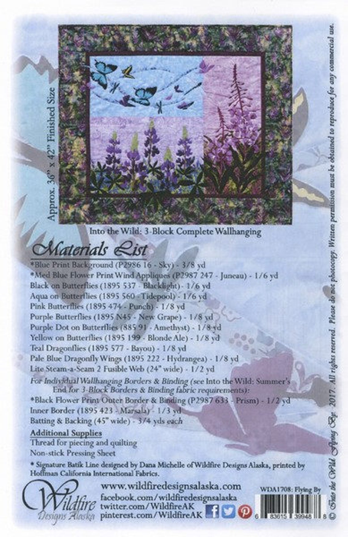 Wildfire Designs Alaska Into the Wild Flying by Butterfly Wall - Etsy
