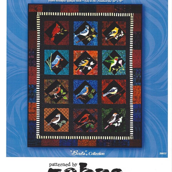 Bird Applique Patterns - Etsy