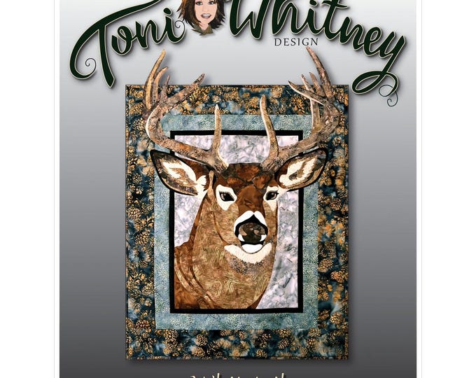 Toni Whitney Design Whitetail Deer Applique Quilt Pattern - Etsy