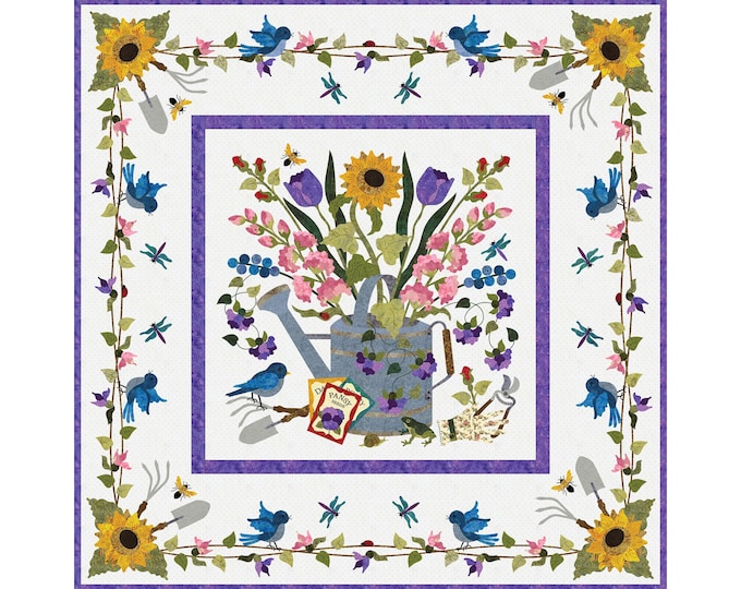 P3 Designs Spring Bouquet Floral Applique Quilt Pattern - Etsy