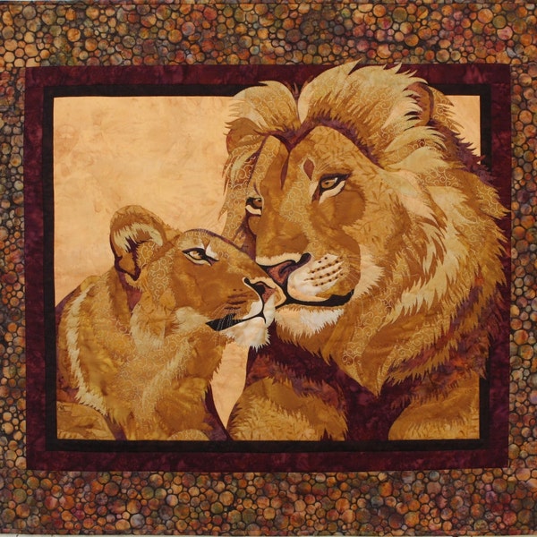 Lion Quilt Pattern - Etsy