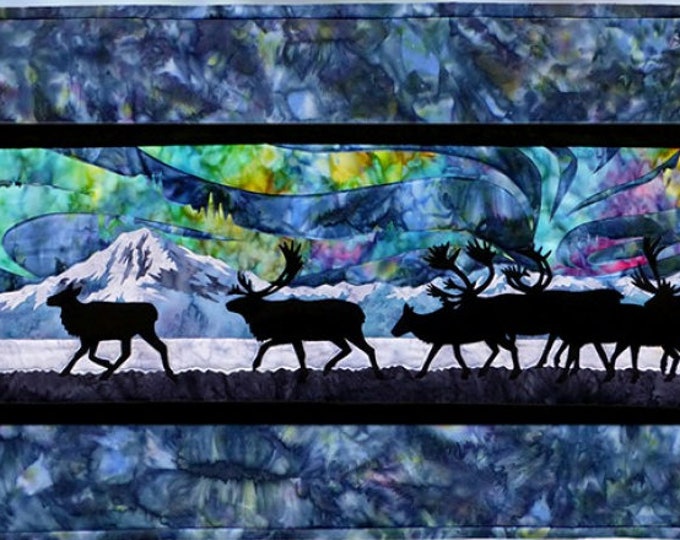 Wildfire Designs Alaska Aurora Nights Across the Flats Applique Quilt ...