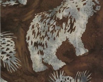 Brown Bear Fabric - Etsy