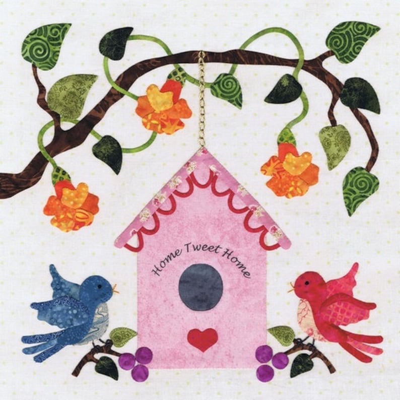 P3 Designs Baltimore Spring Floral Applique Quilt Pattern Set - Etsy