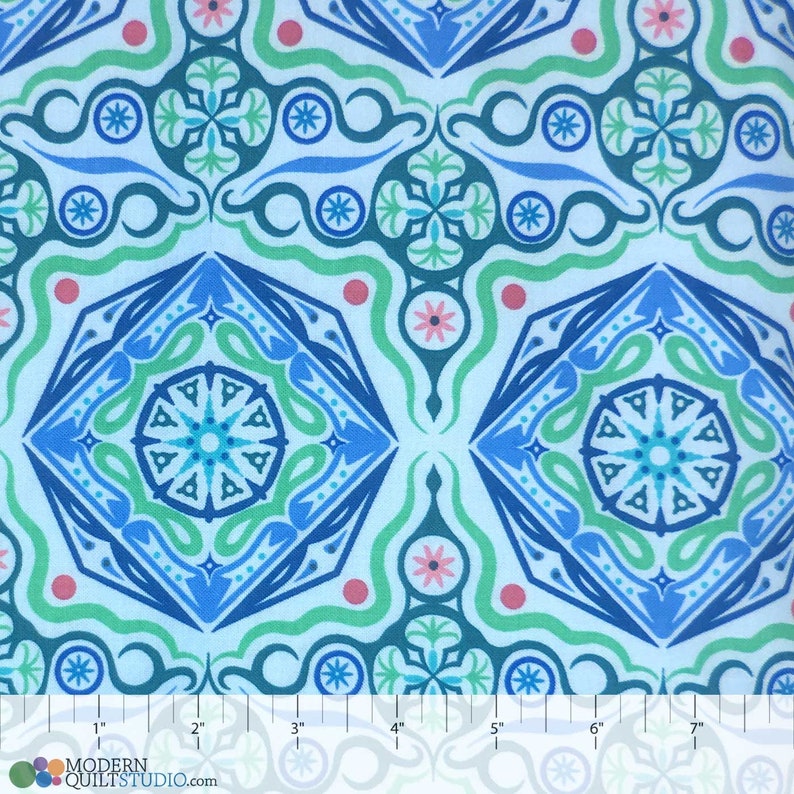 Modern Quilt Studio Dreamy Magic Carpet Blue Cotton Fabric 6996-50 - Etsy