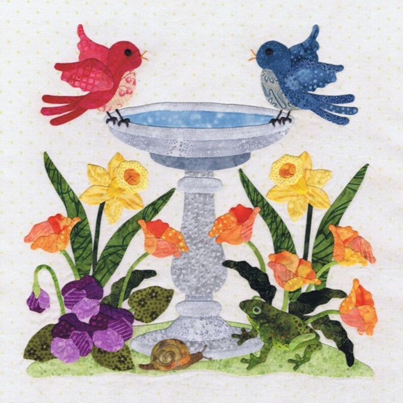 P3 Designs Baltimore Spring Floral Applique Quilt Pattern Set - Etsy