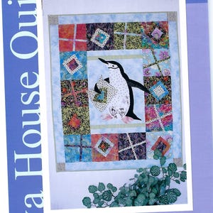 Java House Quilts Penguins Puzzle Applique Quilt Pattern - Etsy