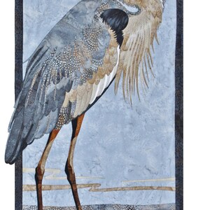 Toni Whitney Design Great Blue Heron Bird Applique Quilt Pattern - Etsy