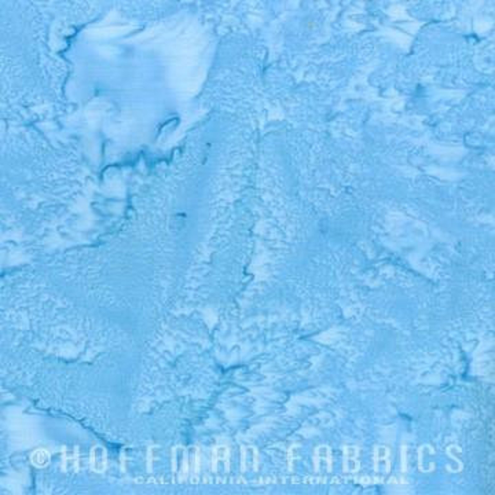 Hoffman Fabrics Watercolors Bluebird Blue Batik Fabric - Etsy