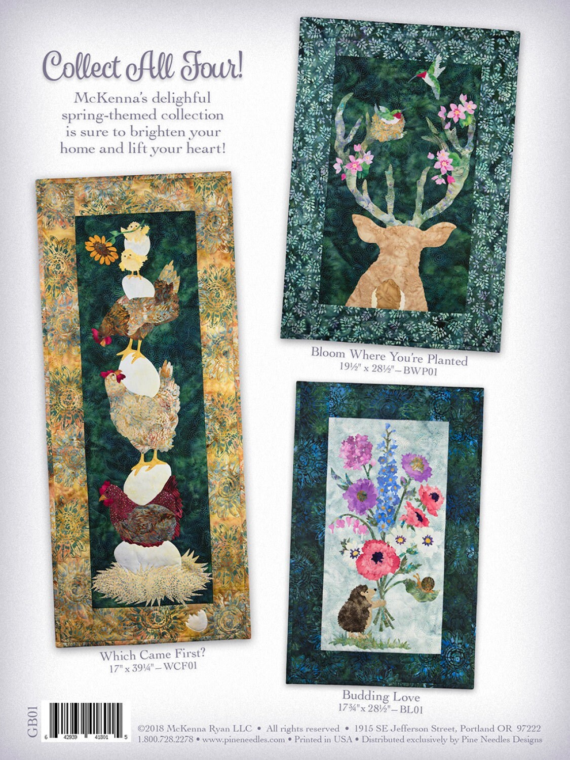 Pine Needles the Gentle Barn Farm Applique Quilt Pattern | Etsy