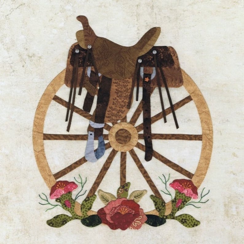 P3 Designs Happy Trails Western Applique Quilt Pattern Set - Etsy