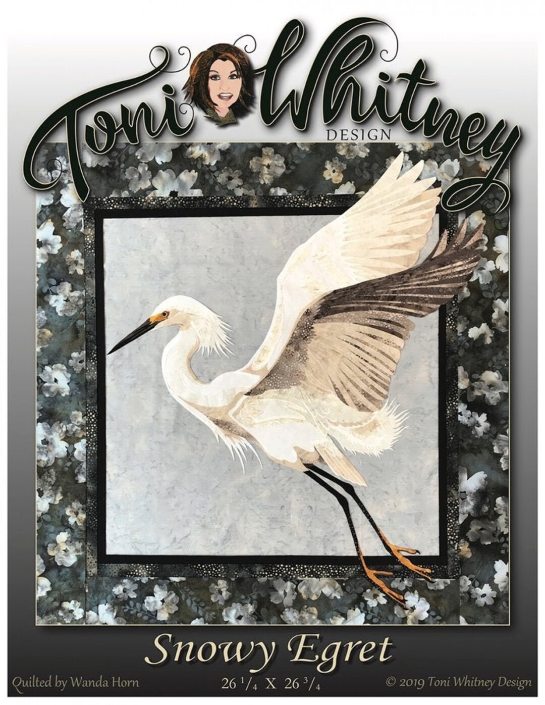 Toni Whitney Design Snowy Egret Bird Applique Quilt Pattern - Etsy