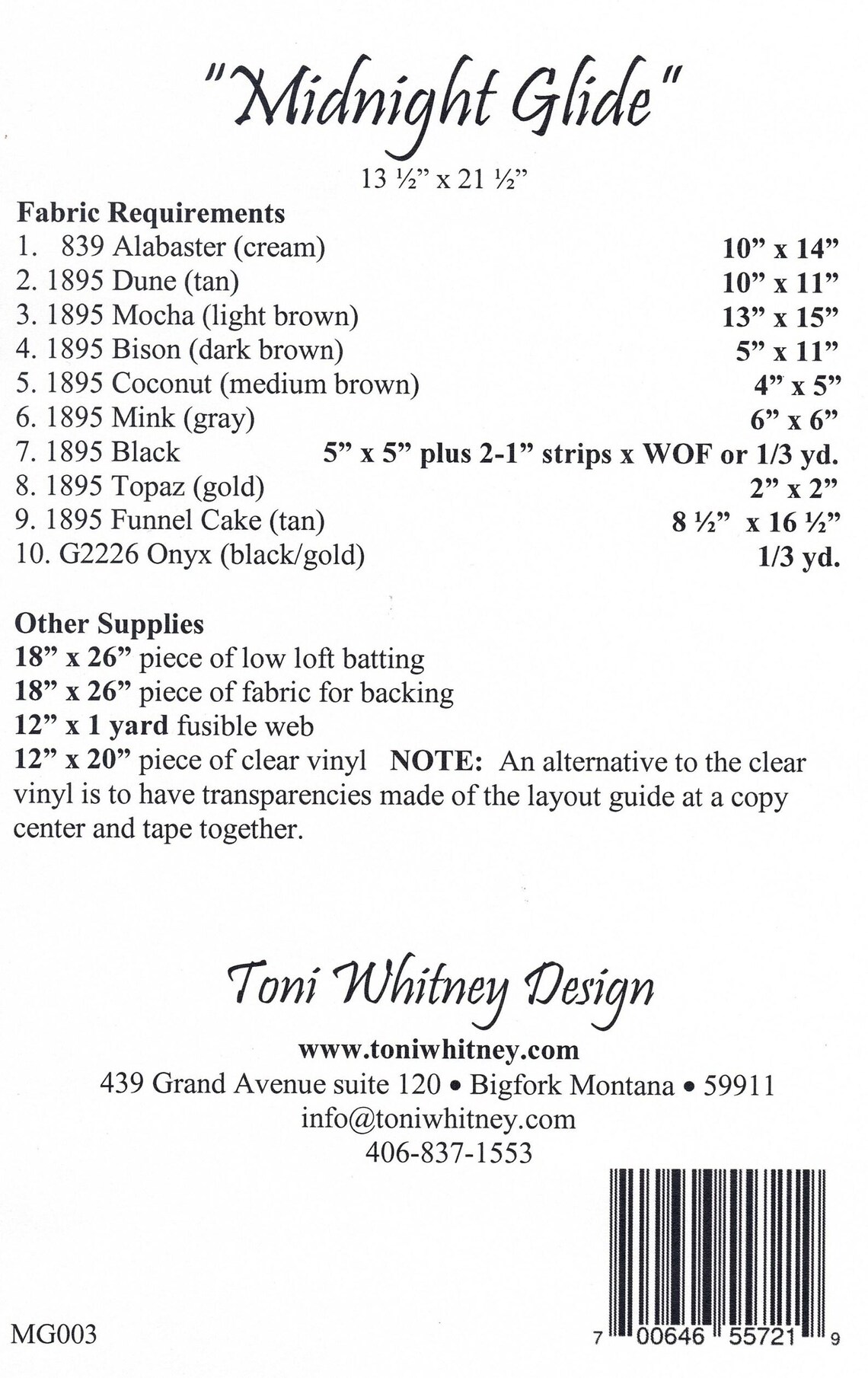 Toni Whitney Design Midnight Glide Owl Applique Quilt Pattern - Etsy