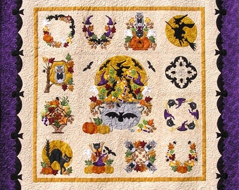 P3 Designs Baltimore Autumn Fall Applique Quilt Pattern Set | Etsy