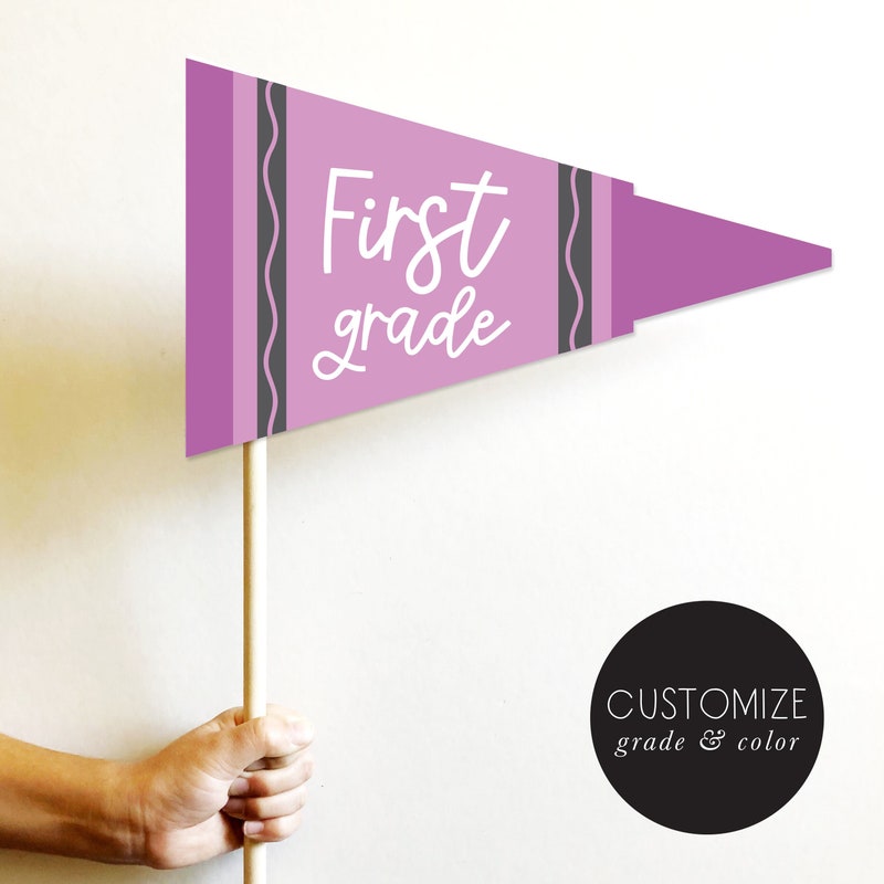 Banderín escolar - Etsy México