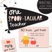 Teacher Thanks Halloween Printable Kit Hand Illustrated - Etsy