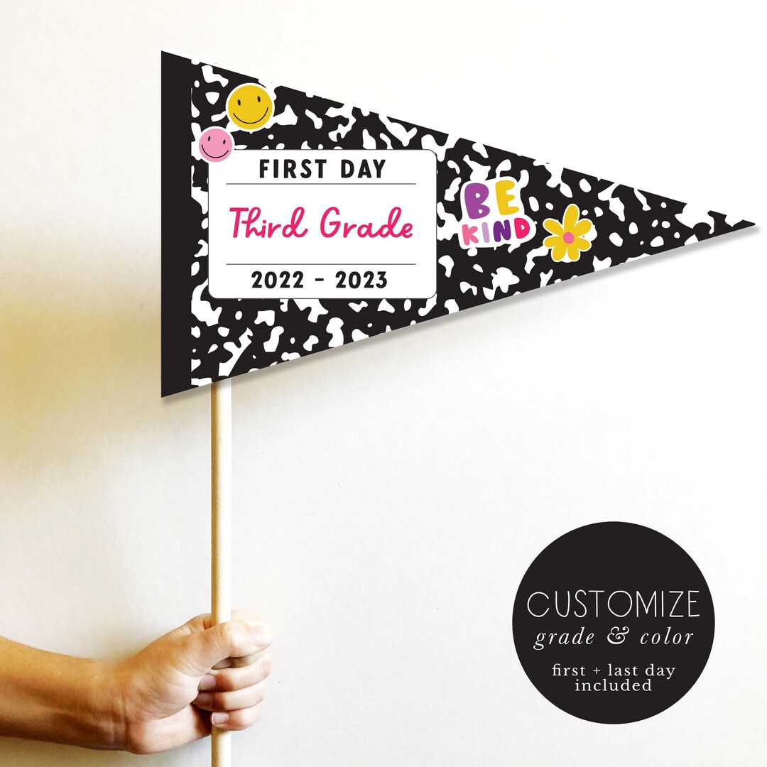 First Day of School - Choose Grade - Back to School Composition ...