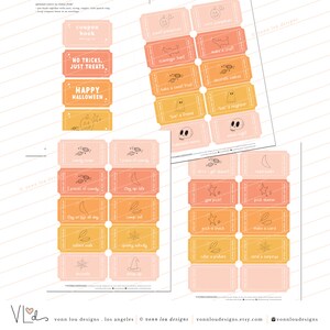 Halloween Coupons Printable Fall Coupons Coupons Hand - Etsy