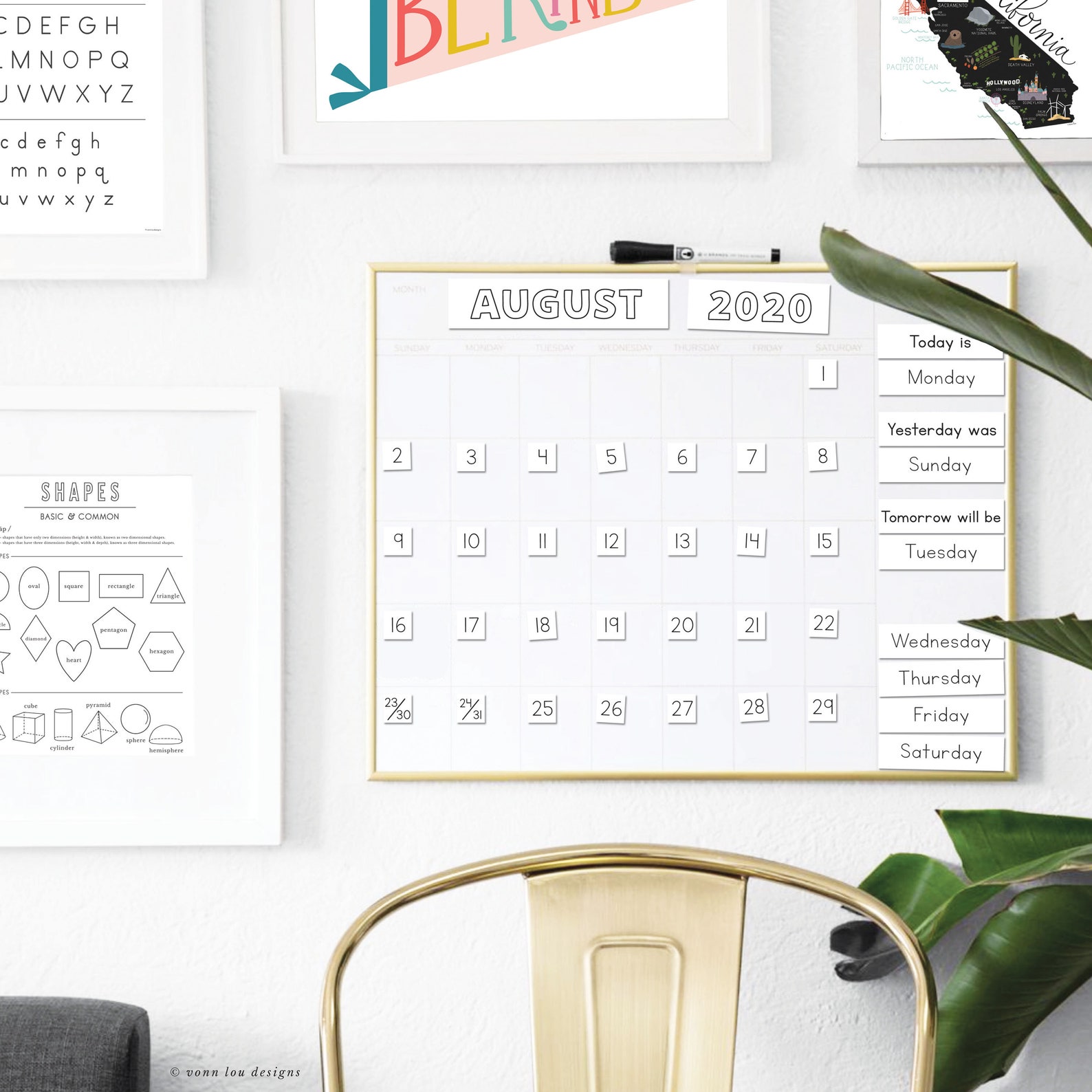 Daily Calendar Pieces Circle Time Calendar Hand - Etsy