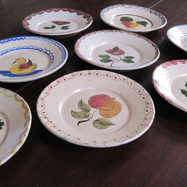 Antique Redware Plate - Etsy