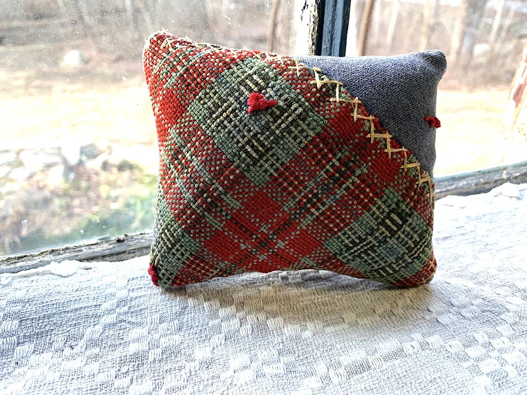 Small Rectangular Pincushion From Vintage Crazy Quilt Fragment - Etsy