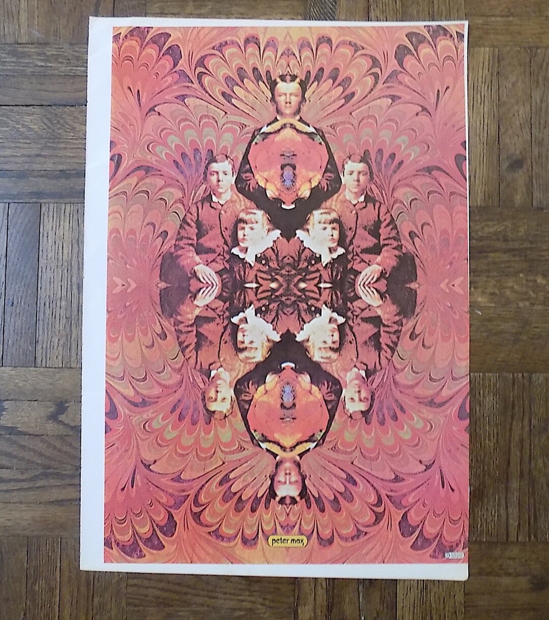 Vintage Lithograph-peter Max Poster-signed-c.1970-folio Size - Etsy