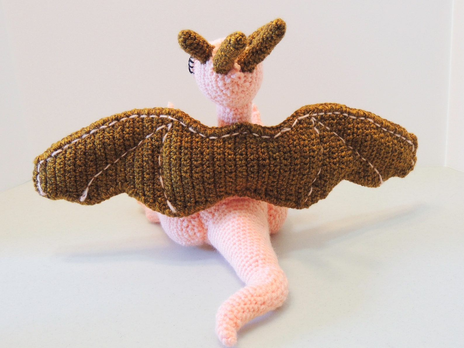 Dragon Fantasy Creature Handmade Amigurumi Crocheted Stuffed - Etsy