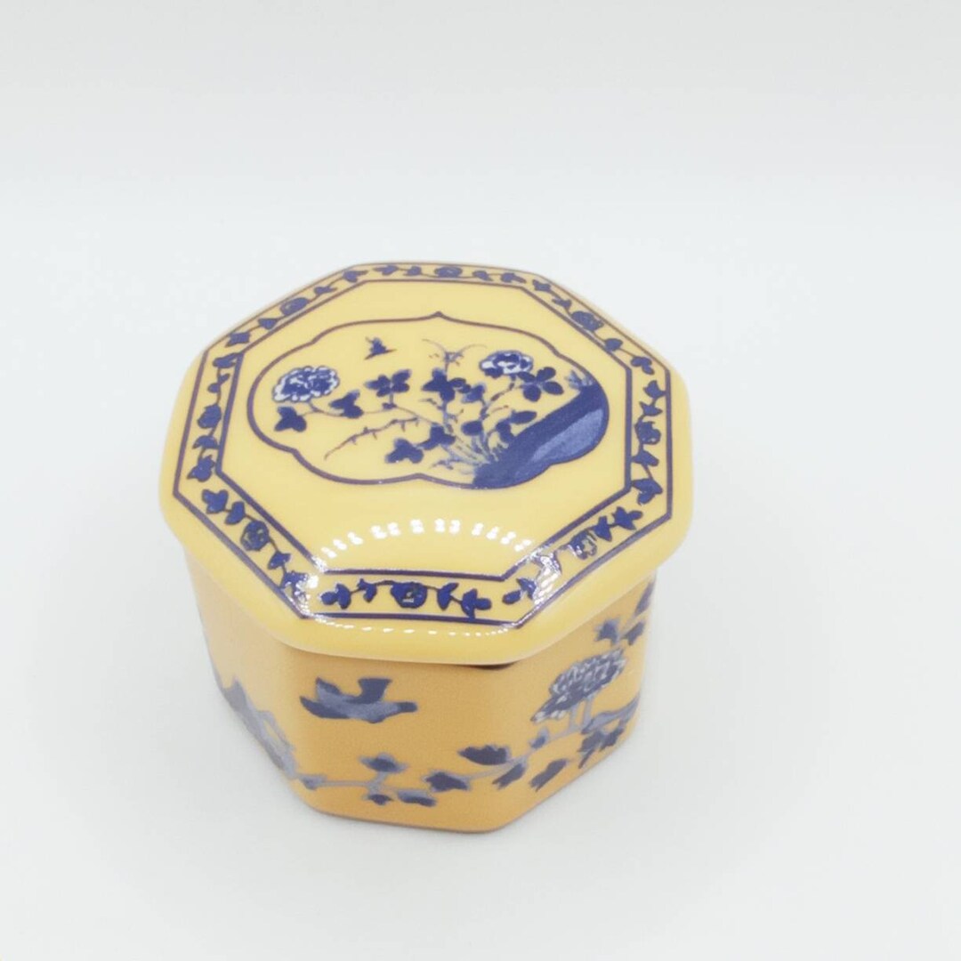 Vintage Del Prado Ep02 Porcelain Mustard Bird Design 1970s-bone China ...