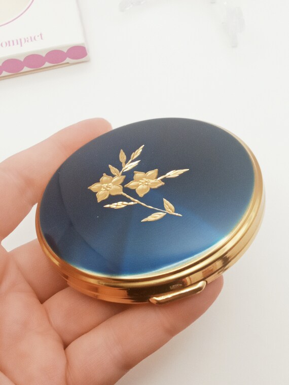 1960s Mascot Stunning Unused Vintage Blue Enamel Gold… - Gem