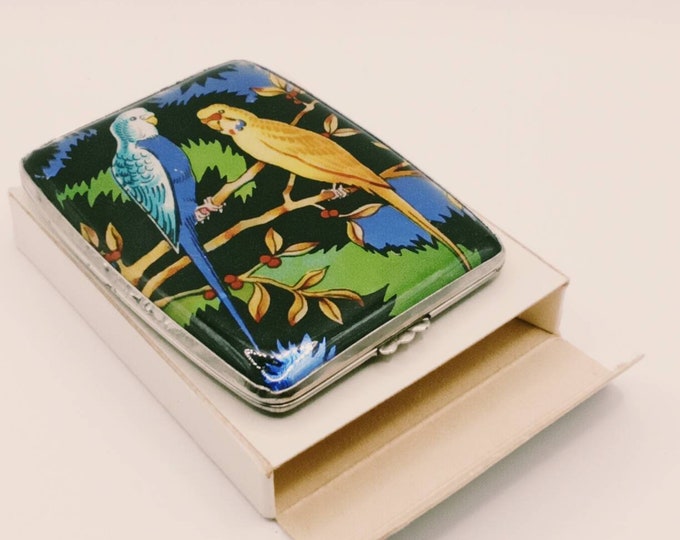 New Art Deco 1930s Gwenda Enamel Tap Flap Compact New Old Stock, Foiled ...