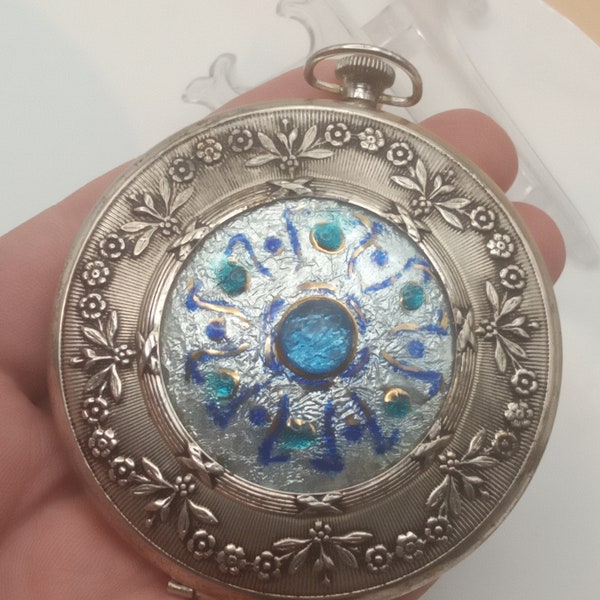 Pocket Watch Compact - Etsy
