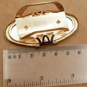 Vintage Stratton Signed Goldtone Lipview Flower Design Gift for Her ...