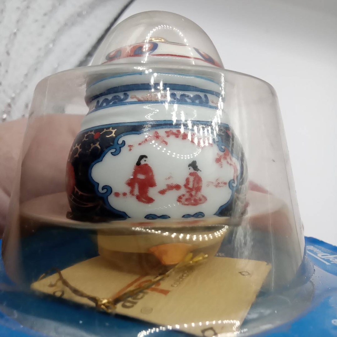 Vintage Del Prado Ep24 Porcelain Urn New Old Stock Trinket Box Oriental ...