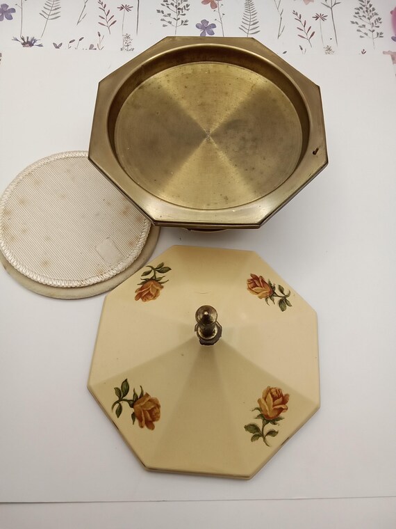 Rare Art Deco Musical Pagoda Novelty 1920s Powder Com… - Gem