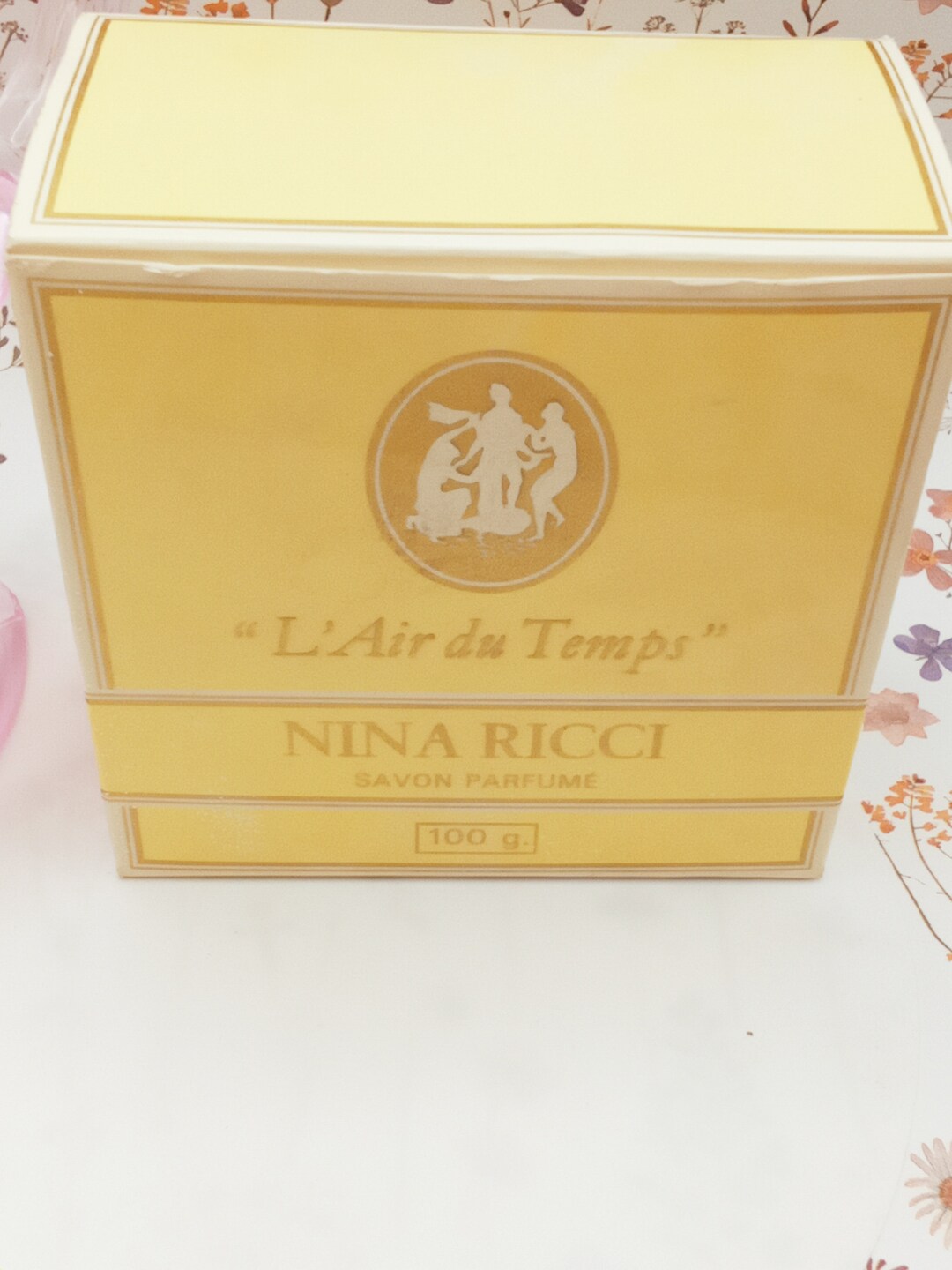 Vintage L Air Du Temps Nina Ricci Perfume Soap Dish ,red Black Art Deco ...