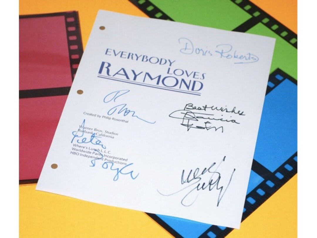 Everybody Loves Raymond Pilot Episode TV Script Signature Autographs ...