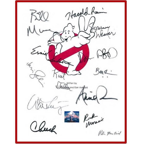 Ghostbusters 2 Movie Script Signed Autographed: Bill Murray - Etsy