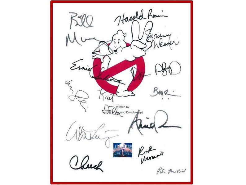 Ghostbusters 2 Movie Script Signed Autographed: Bill Murray, Dan ...