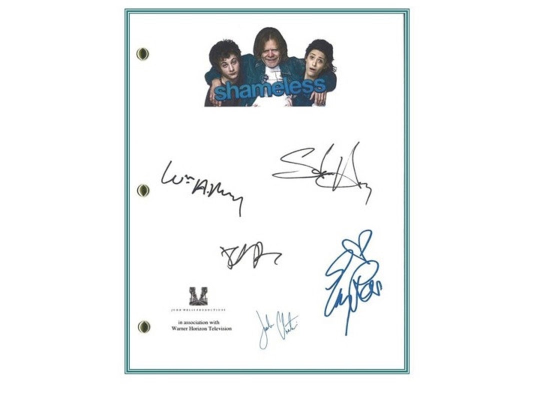 Shameless Pilot Episode 2011 TV Script Autographed: William H. Macy ...