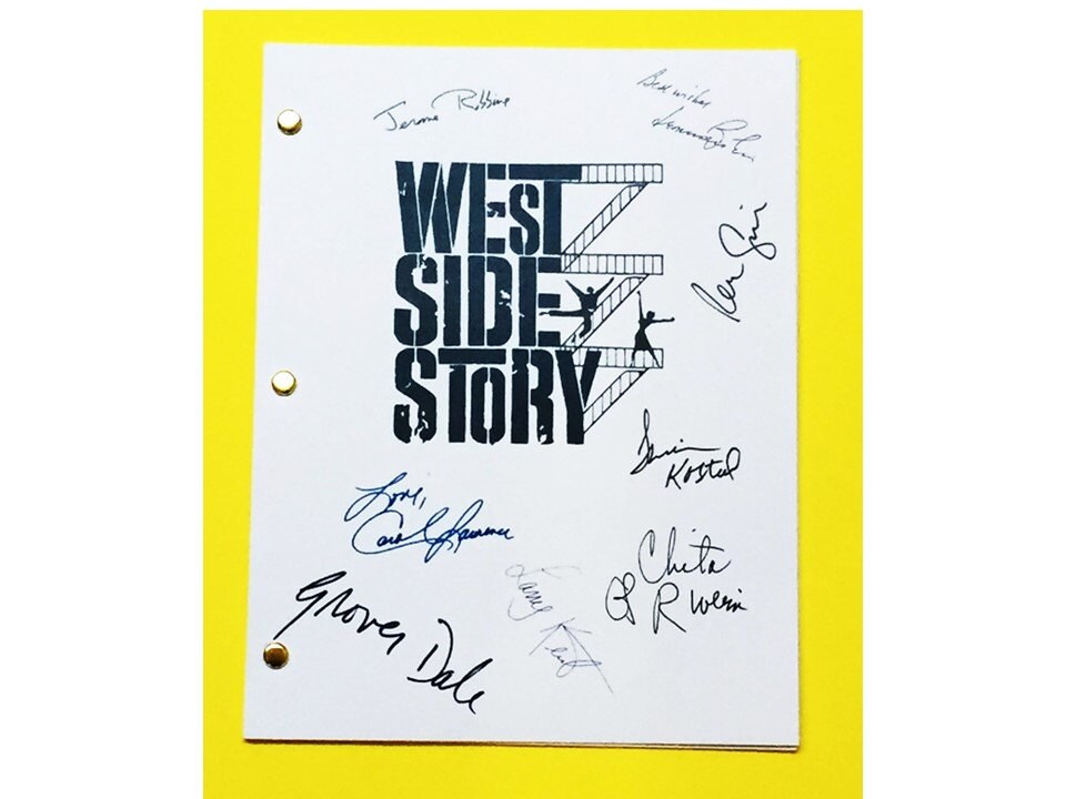 West Side Story Original Broadway Musical Signed Script Chita - Etsy