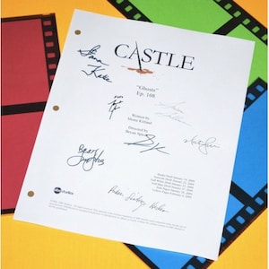 Castle ghosts Episode TV Script Autographed: Susan - Etsy