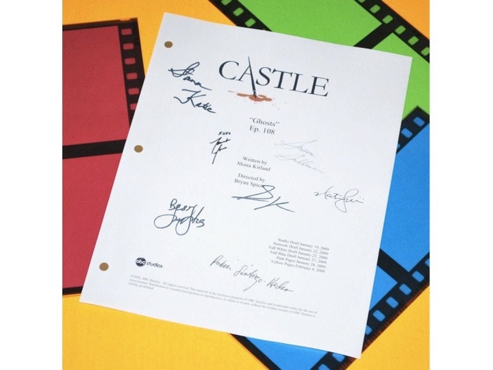 Castle ghosts Episode TV Script Autographed: Susan - Etsy
