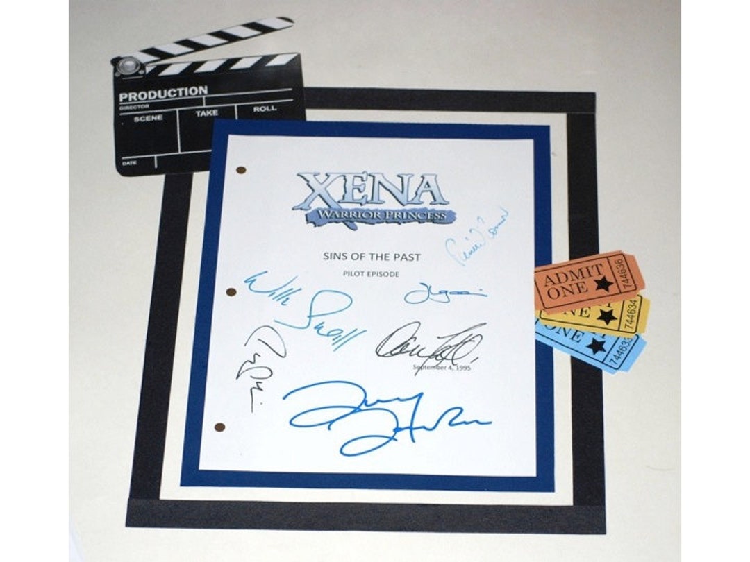 Xena Warrior Princess Pilot Script Autographed: Lucy Lawless, Renee O ...