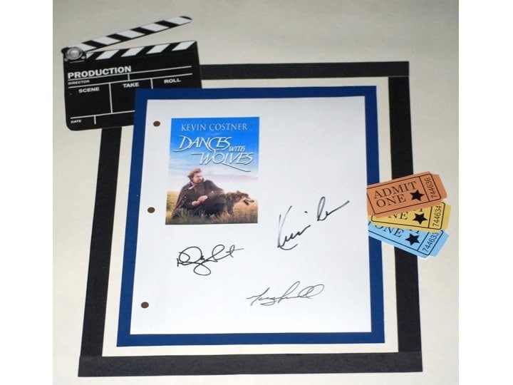 Dances With Wolves Movie Script Signed Screenplay Autographed: Kevin ...
