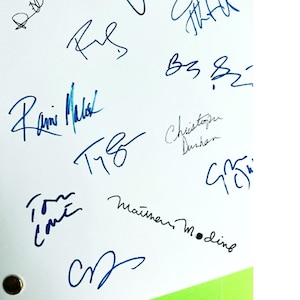 OPPENHEIMER Movie Script Signed Screenplay Cillian Murphy, Emily Blunt ...