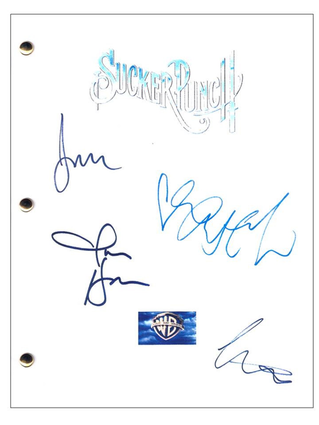 Sucker Punch Movie Script Signed Autographed Jon Hamm, Jena Malone ...