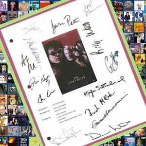 The Lost Boys Movie Script Signed Autographed Jason Patric - Etsy