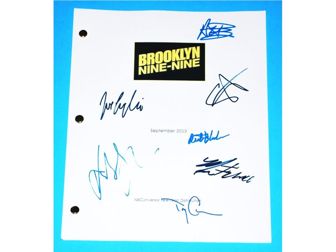 Brooklyn Nine-nine Signed TV Script Andy Sanberg, Stephanie Beatriz ...